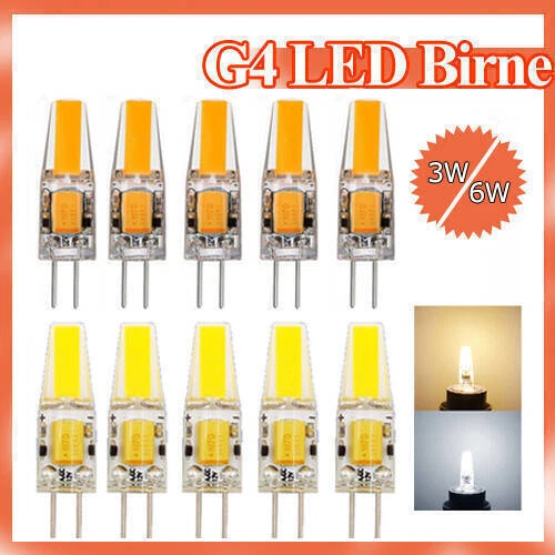 G4 led bulb 12V 3W 6W Birne Warmweiß Weiß Dimmbar Glühlampe Mini lampe ...