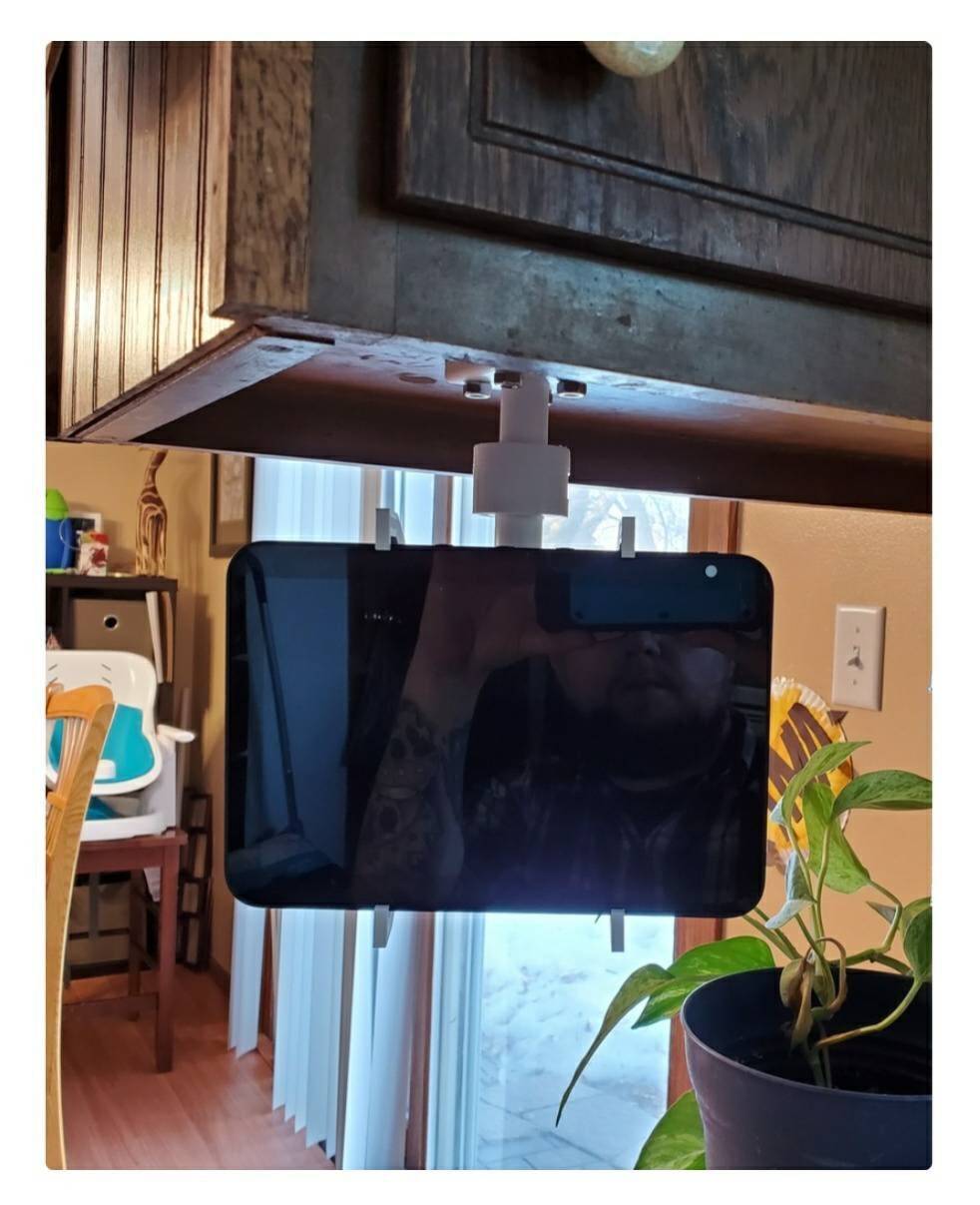 Amazon Echo Show 5 or 8 Alexa Under Cabinet Swivel Mount | 1st & 2nd Gen