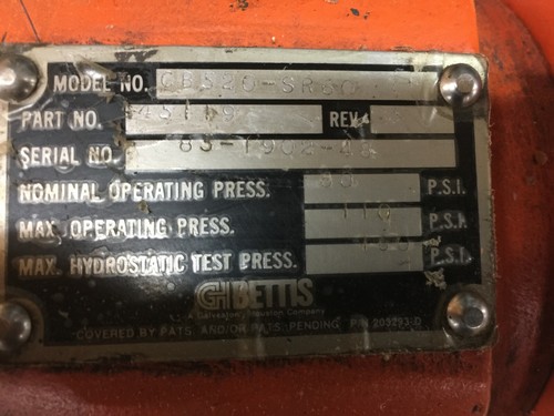 USED GH BETTIS PNEUMATIC SPRING RETURN ROTORY ACTUATOR CB520-SR60 | eBay