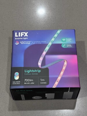 NEW LIFX Lightstrip Colour Zones 1M Starter Kit Smart LED Light Strip ...