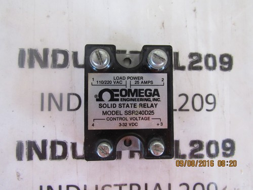 OMEGA SOLID STATE RELAY SSR240DC25 NEW | eBay