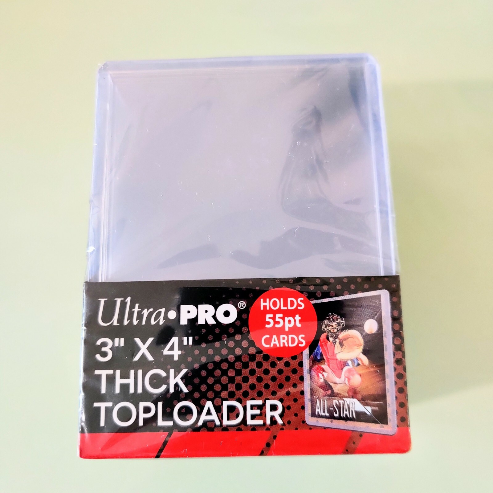 Ultra Pro 55pt Toploaders (5 ct) 3" x 4" Thick Rigid 55 pt Card Case ...