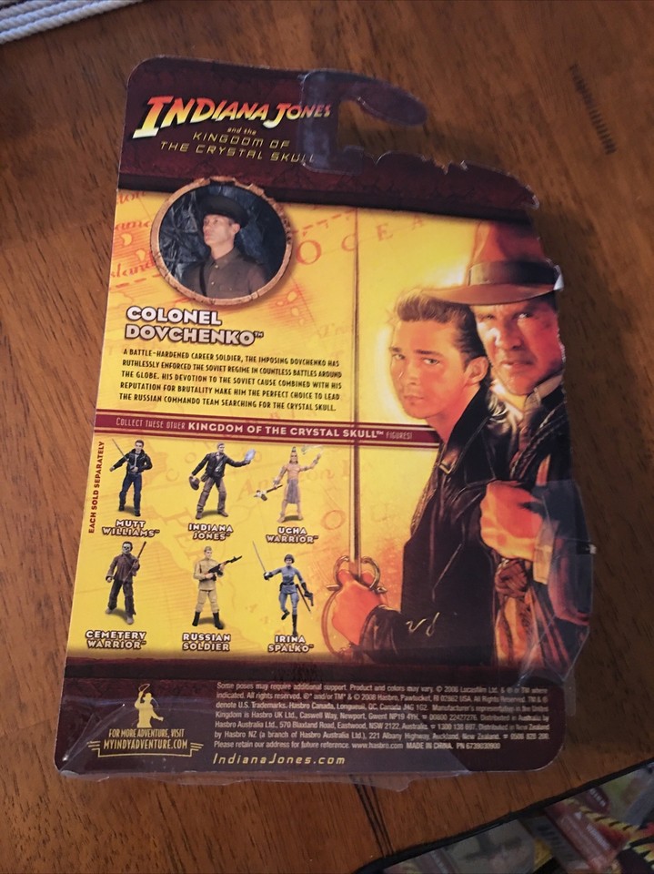 Indiana Jones Crystal Skull Col. Dovchenko 4in Action Figure Hasbro | eBay