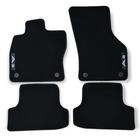 Car Floor Mats For Audi A3 Waterproof Black Velour Carpet Rugs Auto Liners New | eBay