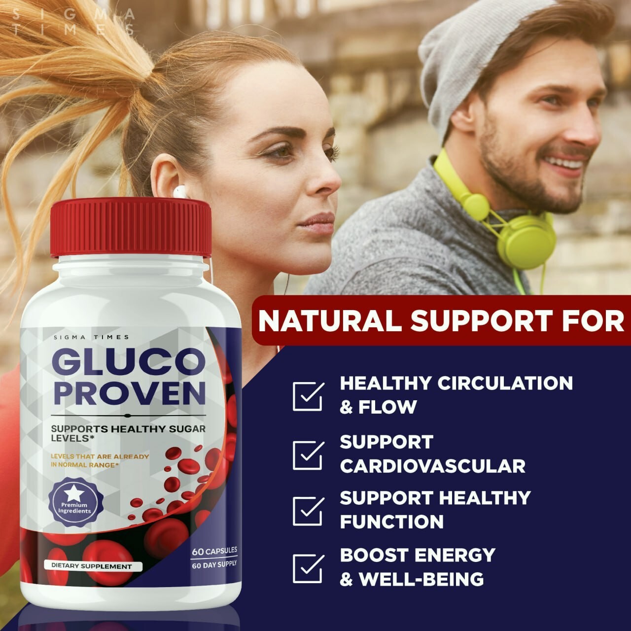 (3 Pack) Gluco Proven Capsules - Gluco Proven Advanced Formula ...