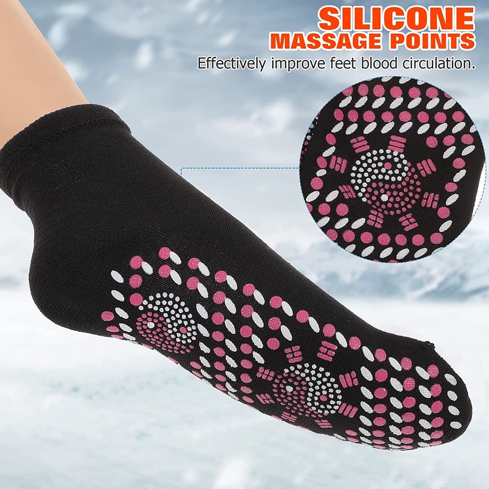 Acupoint With Massage Socks Tourmaline Slimming Health Sock Massage ...