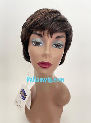 It Tress 100% Human Hair Blend Remi Short Straight Sassy Pixie 1 Wig | eBay