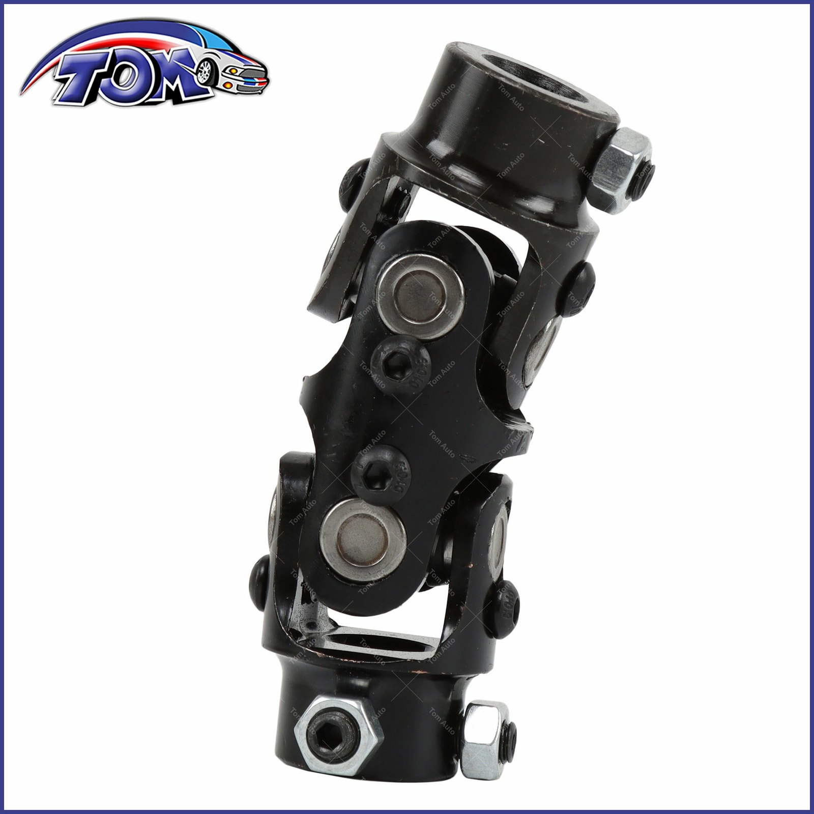 5/8-36 Spline X 3/4" DD DOUBLE BLACK Street Rod Steering Vega Box U ...