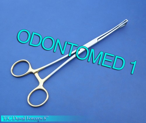 T/C DUVAL Clamp Forceps 8" Surgical Veterinary Instruments | eBay