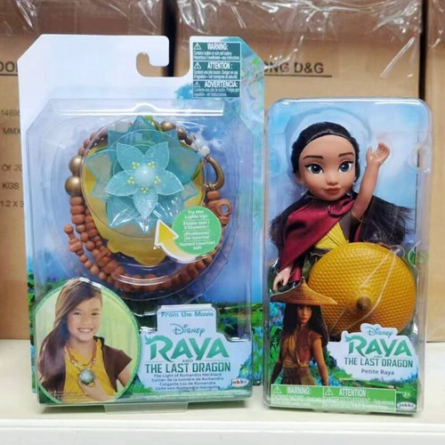 Raya and The Last Dragon Cartoon Action Figure / Necklace Toy Kids Gift ...