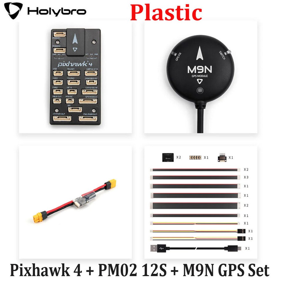 HolyBro Pixhawk 4 Flight Controller with PM02 / PM07 Power Module M9N ...