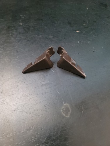 09-15 Jaguar XF door panel handle upper corner screw covers door trim ...