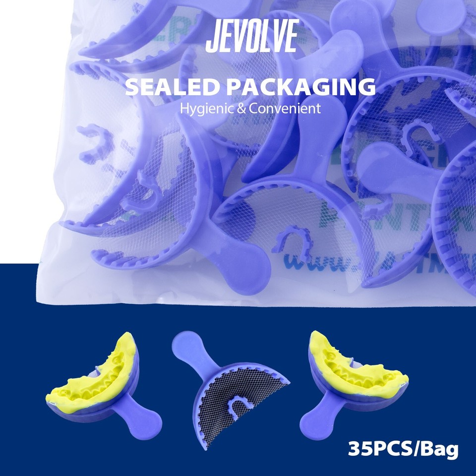 Disposable Dental Impression Triple Trays Registration Bite Trays Multi ...