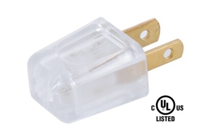 CLEAR Quick-connect Plug Polarized for SPT-2 wire LAMP PART | eBay
