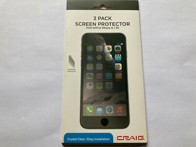 Craig iPhone Screen Protector (For iPhone 6) 3 Pack | eBay