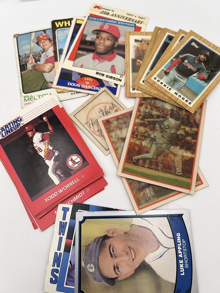 1200+ Junk Wax Baseball Cards Bulk Lot 80s 90s Topps Donruss Stars ...