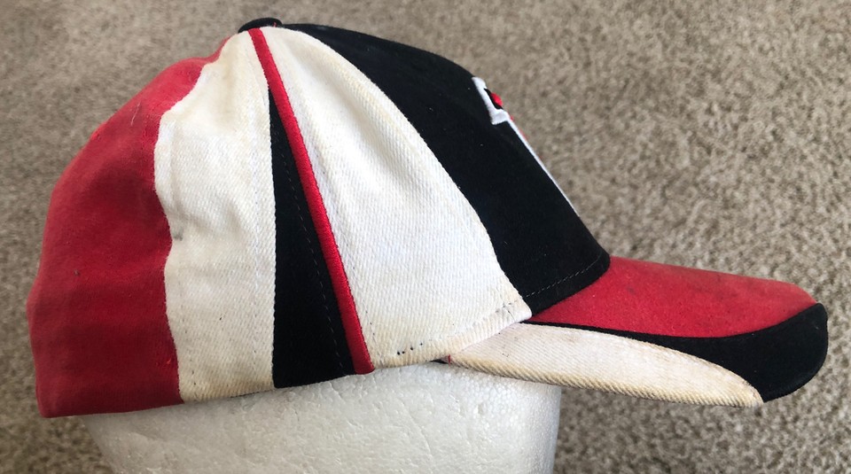 Atlanta Falcons Reebok NFL Equipment L/XL Stretch Fitted Red/Black Hat ...