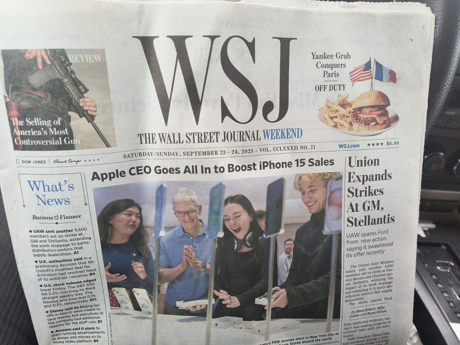 The Wall Street Journal Weekend Saturday/Sunday, September 23-24 2023 ...
