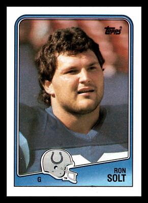 1988 Topps Ron Solt Rookie #125 Indianapolis Colts Mint | eBay