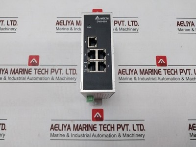 Delta DVS-005I00 Industrial Ethernet Switch Unmanaged 5 10/100Base-T(X ...
