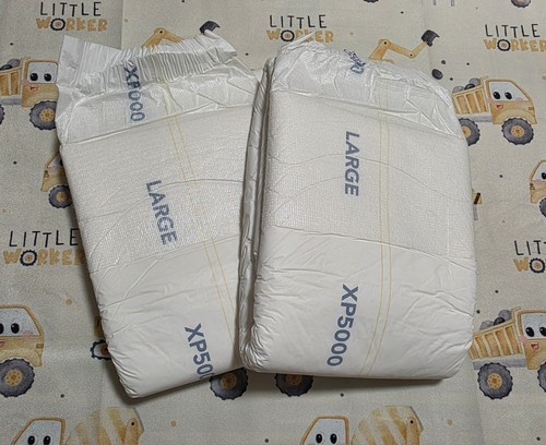 Beyond XP5000 White Pack of 2 Adult Abdl Plastic Backed Diapers Size ...