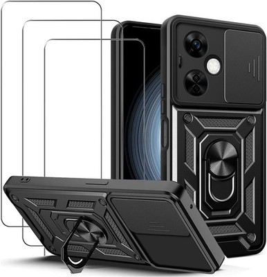 For OnePlus Nord 5 CE5 Case,Shockproof Ring Phone Cover + Glass Screen ...