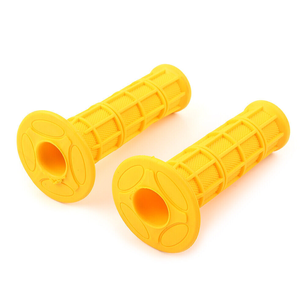 Pair Soft Rubber 7/8" Pro Hand Grips Throttle Handle Bar ATV MX Dirt ...