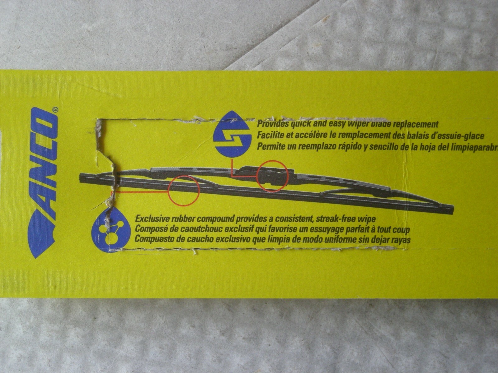 Windshield Wiper Blade-31-Series Front,Rear Anco 31-10 Chk ANCOsite 4 ...