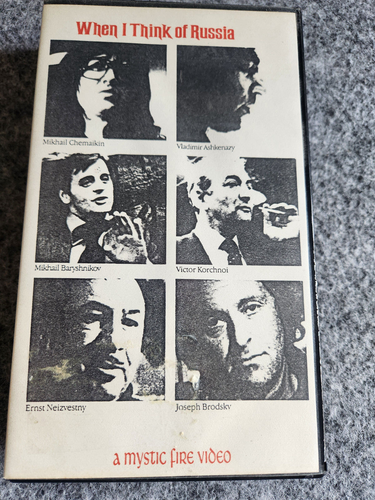 VHS 1980 WHEN I THINK OF RUSSIA - Mystic Fire Video - B102 - Original ...