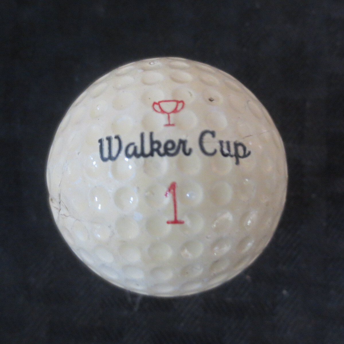 Vintage Wilson Golf Ball Walker Cup #1 Vulcanized | eBay