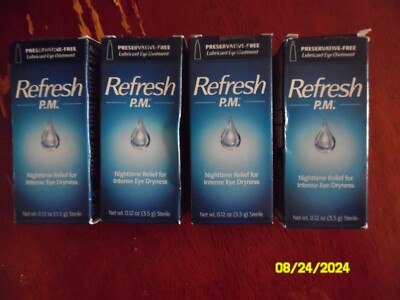 Refresh PM Eye Ointment 4 pack | eBay