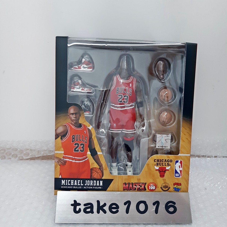 MEDICOM TOY MAFEX No.100 Michael Jordan Chicago Bulls Figure - New ...