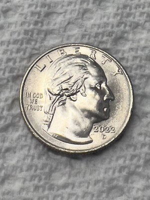 2022 D Voto Para La Mujer Quarter - Front Back Letting Error - Rare | eBay