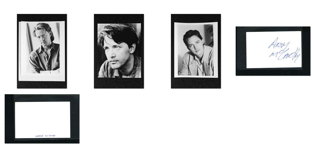 Andrew Mccarthy - Signed Autograph and Headshot Photo set - Pretty In ...