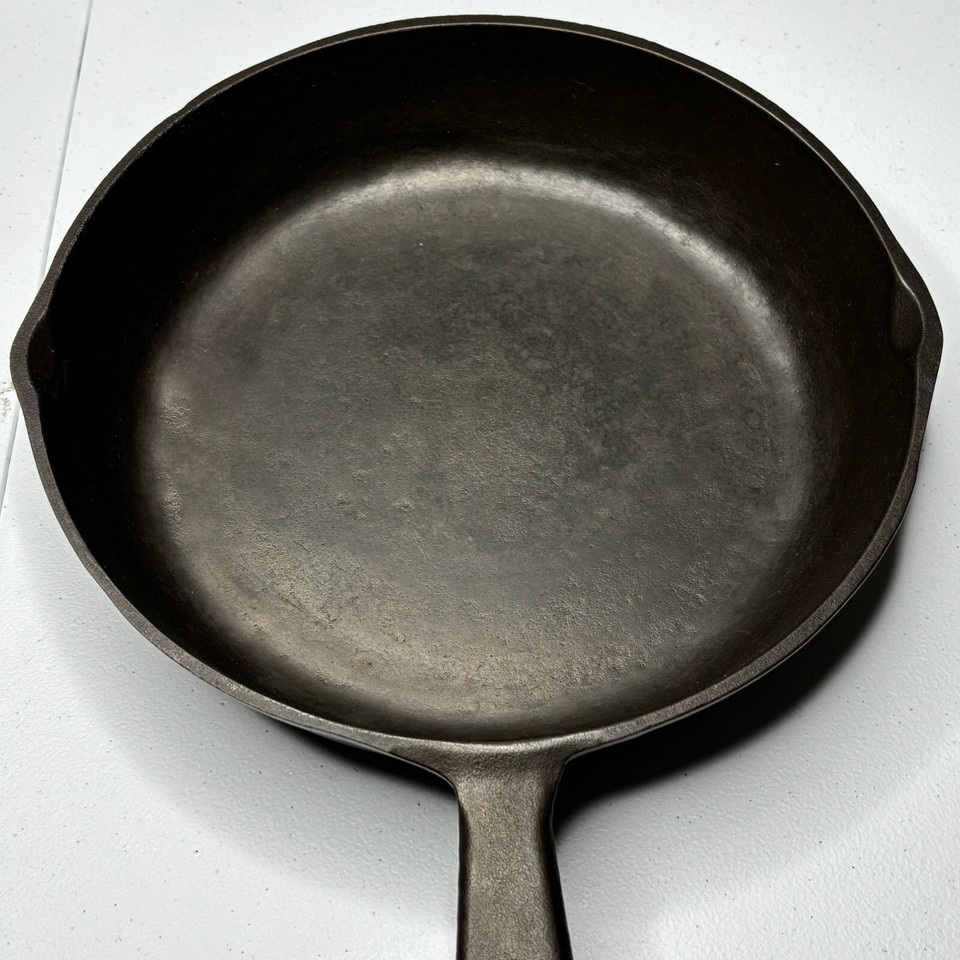 Vintage Birmingham Stove Range/BSR Cast Iron 10 1/8" #7 Skillet | eBay