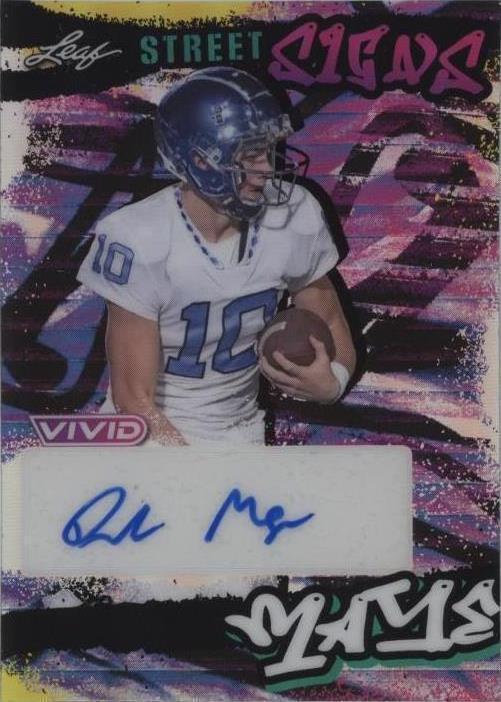 2024 Leaf Vivid - Street Signs Drake Maye #SS-DM2 /10 (AU, RC) for sale ...