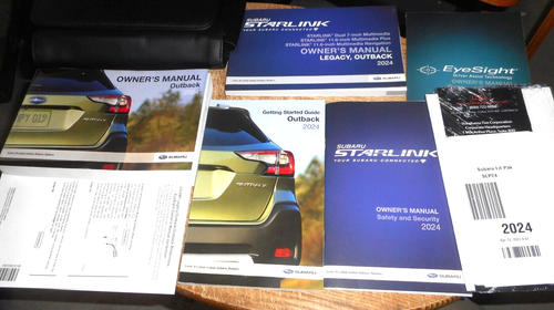 2024 Subaru Outback Owners Manual Starlink Booklet w/Case 24 | eBay