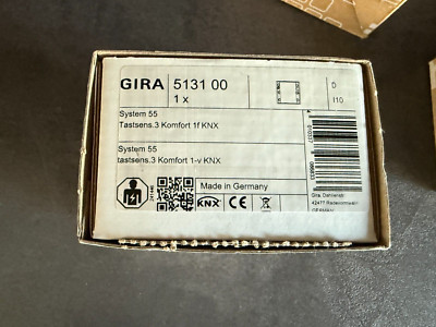 GIRA Tastsensor3 Komfort 1fach KNX System 55 513100 (4010337086833 ...