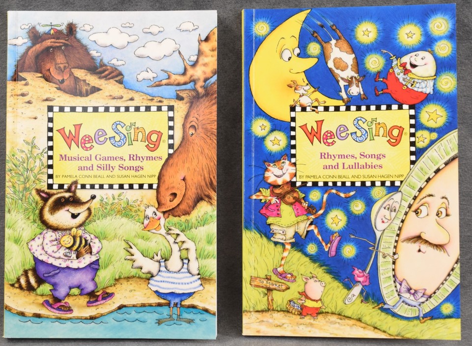 WeeSing Book and CD Collection (4 Discs, 2 Paperback Children's Books ...