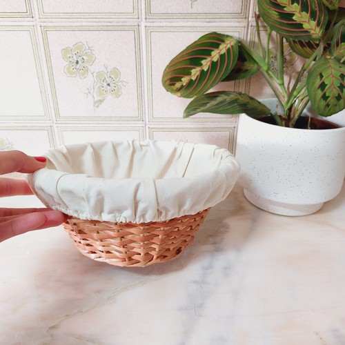 Round Bread Proofing Basket / Wicker Banneton / Bread Basket / Wicker ...
