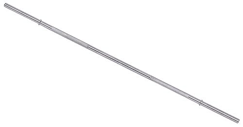 Standard Barbell Standard Weightlifting Barbell, Chrome, 1-inch, 5FT | eBay