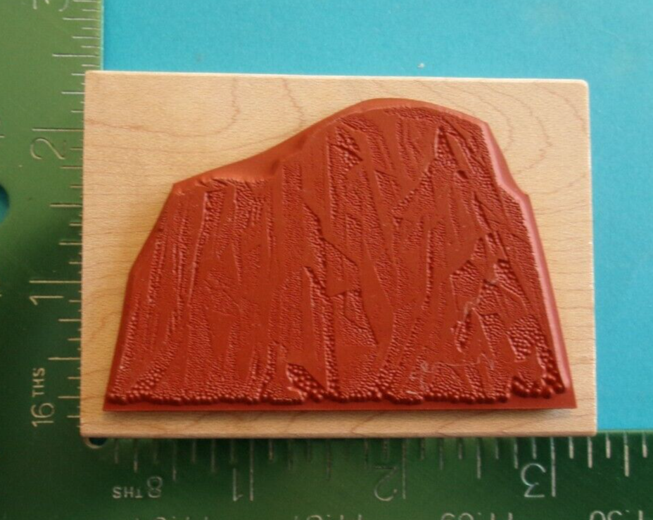 Stampscapes ROCK FORMATION Rubber Stamp Landscape | eBay