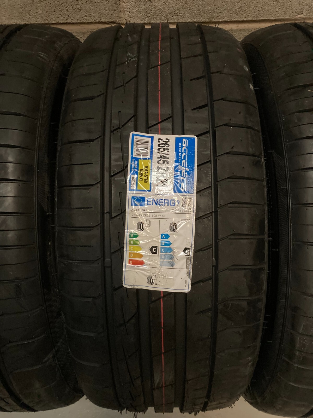 2 x 265/45ZR21 108W XL ACCELERA 4X4 265 45 21 EXTRA LOAD TYRES 265 ...