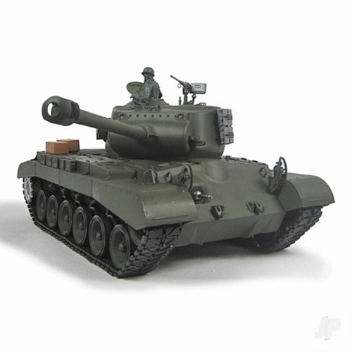 1:16 US M26 Pershing RTR RC Model Tank w/Smoke, Sound & Shoots | eBay
