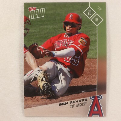 2017 Topps Now Card #OD-175: Los Angeles Angels Ben Revere | eBay