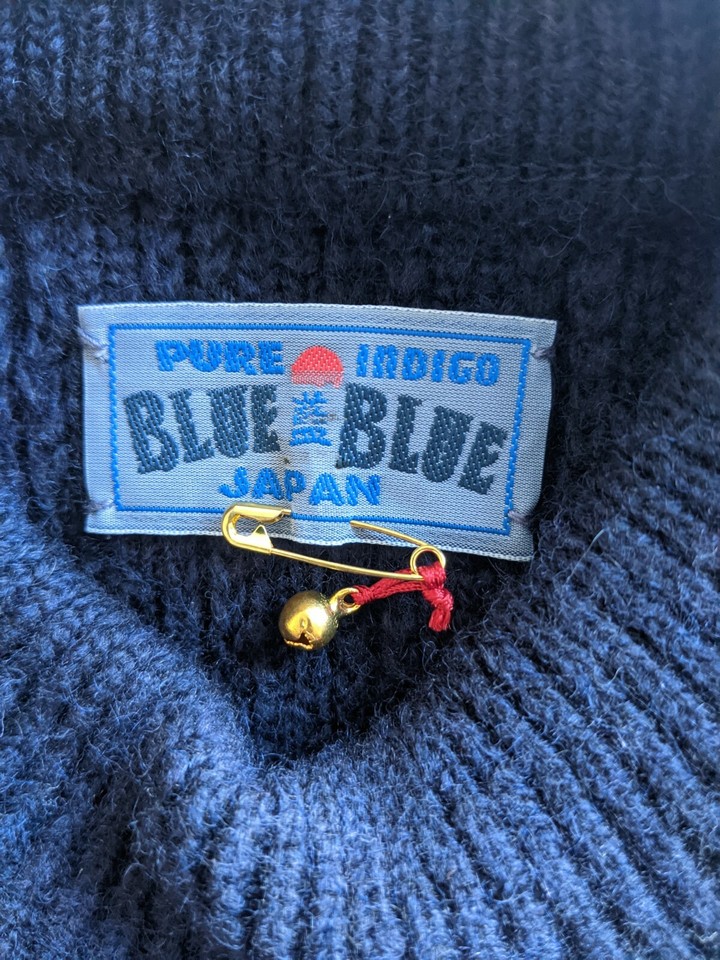 Blue Blue Japan Navy Wool Blend Midi Dress, Made in Japan, NWOT, Size 1 ...