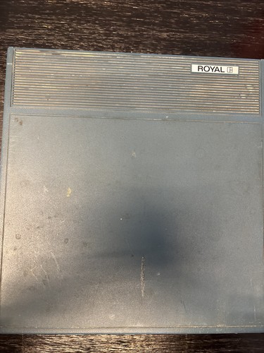 Vintage Royal Sprite Portable Manual Print Typewriter Blue w/ Case | eBay