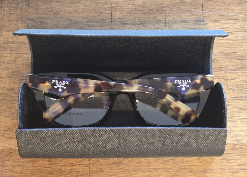 Prada PR A06V 17N-1O1 Havana Frames Demo Lens 54 mm Eyeglasses | eBay