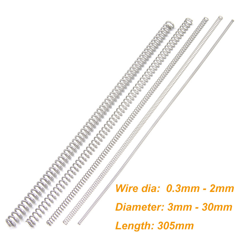 Compression Spring Various Size 3mm-30mm Diameter & 305mm Length ...