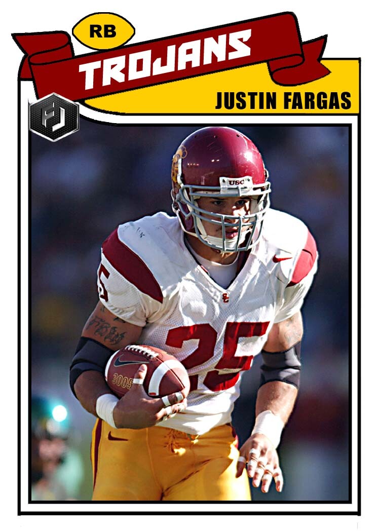 Justin Fargas Usc Justin Fargas Autographed Memorabilia | Signed